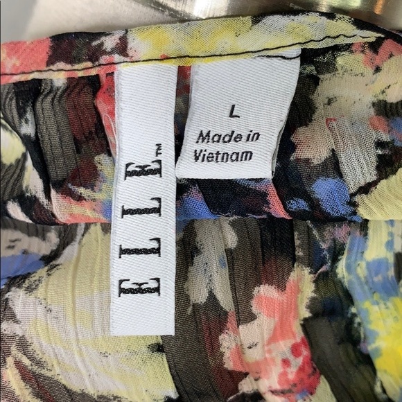 Elle | Tops | Elle Floral Sheer Blouse | Poshmark